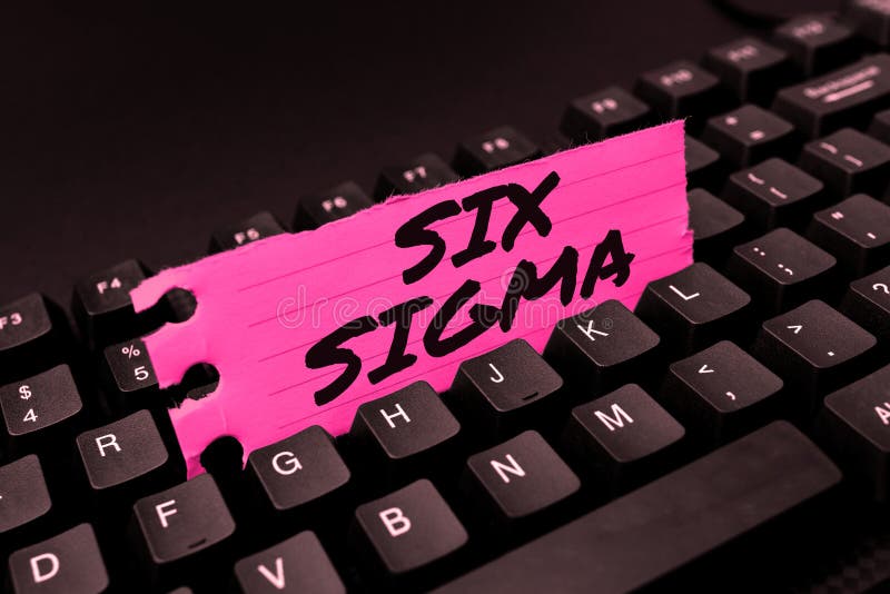 Handwriting Text Six Sigma. Business Overview Management Techniques To ...