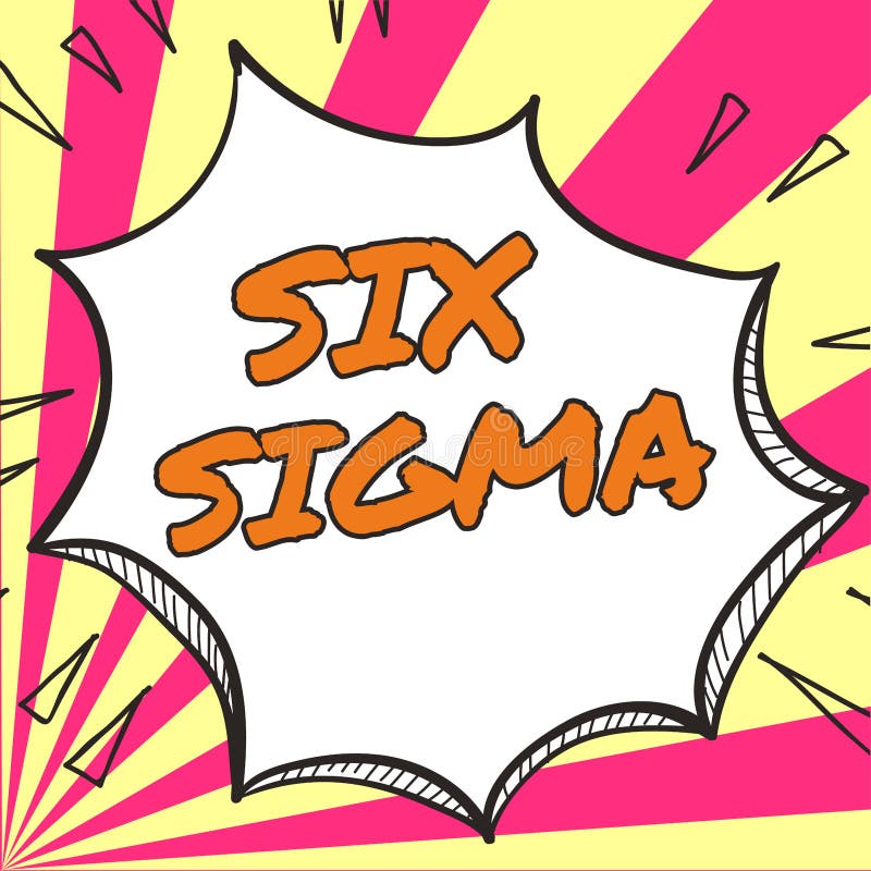 Text Sign Showing Six Sigma. Word Written on Management Techniques To ... Text Sign Showing Six Sigma. Word Written on Management Techniques To ...