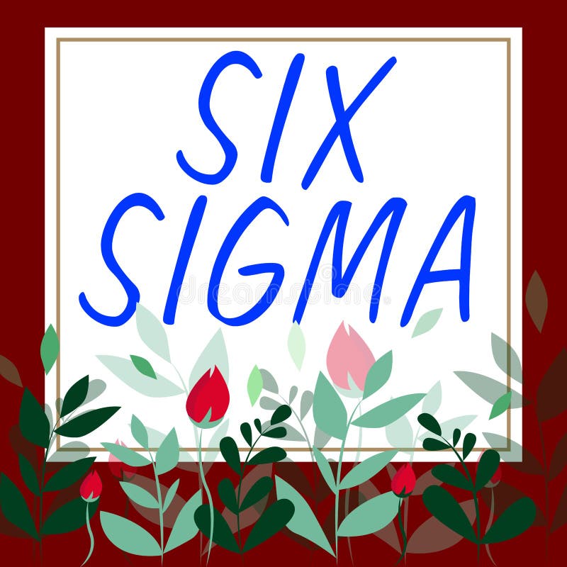 Hand Writing Sign Six Sigma. Internet Concept Management Techniques To ... Hand Writing Sign Six Sigma. Internet Concept Management Techniques To ...