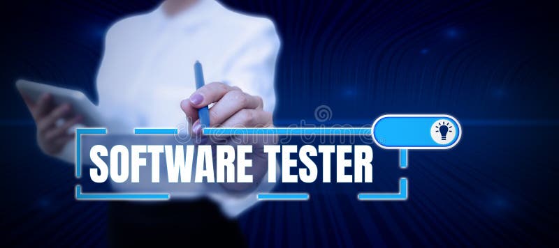 Hand Writing Sign Software Tester. Word for Implemented To Protect ... Hand Writing Sign Software Tester. Word for Implemented To Protect ...