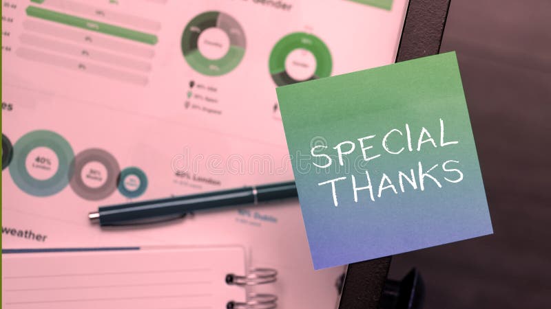 Hand Writing Sign Special Thanks. Conceptual Photo Expression of ... Hand Writing Sign Special Thanks. Conceptual Photo Expression of ...