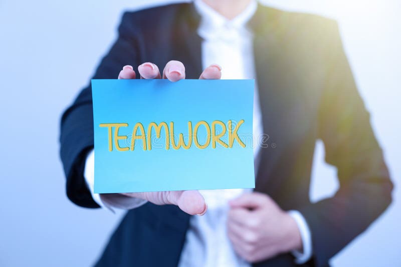 Hand Writing Sign Teamwork. Internet Concept the Group S is ... Hand Writing Sign Teamwork. Internet Concept the Group S is ...