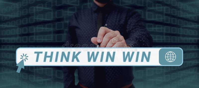 Sign Displaying Think Win Win. Business Concept Request for Information ...