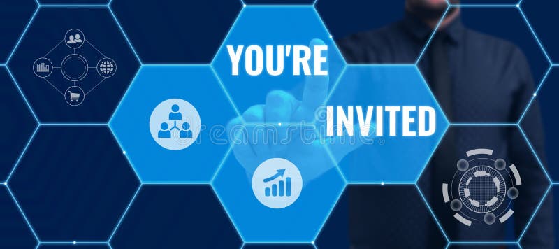 Conceptual Caption You Re Invited. Business Concept Please Join Us in ... Conceptual Caption You Re Invited. Business Concept Please Join Us in ...
