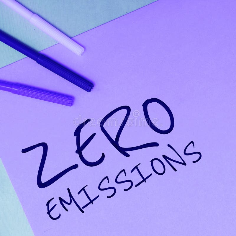Hand Writing Sign Zero Emissions. Business Concept Emits No Waste ... Hand Writing Sign Zero Emissions. Business Concept Emits No Waste ...