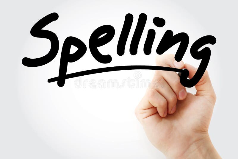 Writing spelling. stock image. Image of teach, handwriting - 3246405