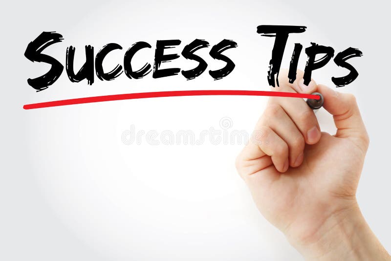 Hand Writing Success Tips with Marker, Business Concept Stock Image ... Hand Writing Success Tips with Marker, Business Concept Stock Image ...