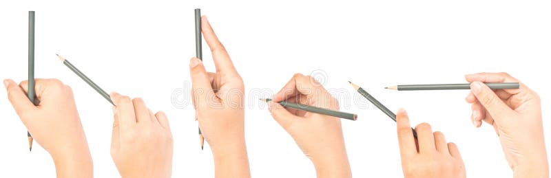 Hand Writing Symbol Isolated. Stock Image - Image of palm, question ...