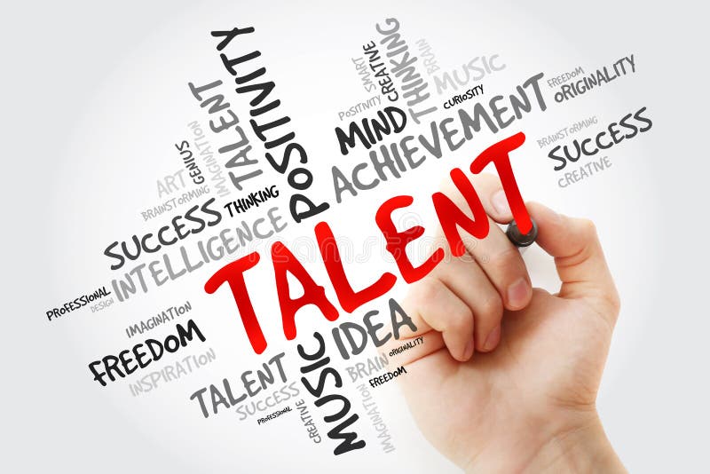 Hand Writing Talent with Marker Stock Photo - Image of background ...