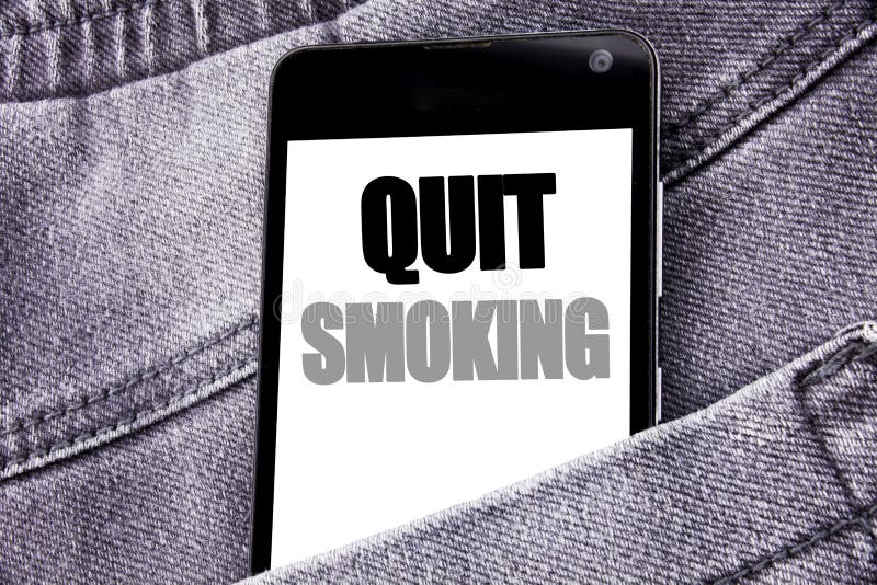 Hand Writing Text Caption Inspiration Showing Quit Smoking. Business ... Hand Writing Text Caption Inspiration Showing Quit Smoking. Business ...