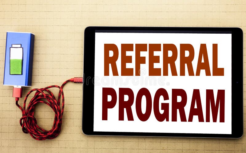 Hand Writing Text Caption Inspiration Showing Referral Program ... Hand Writing Text Caption Inspiration Showing Referral Program ...