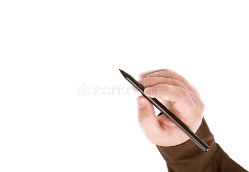 HAND Pencil stock image. Image of white, isolated, pointed - 11653829