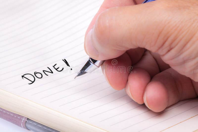 Hand Writing stock image. Image of human, fingers, notebook - 32967443