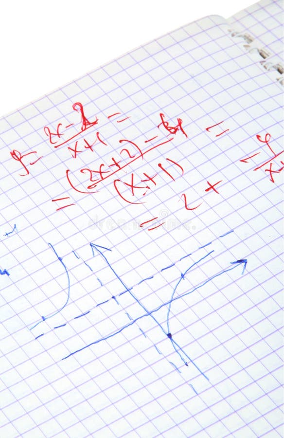 Hand Written Maths Calculations Stock Photo - Image of arithmetic ...