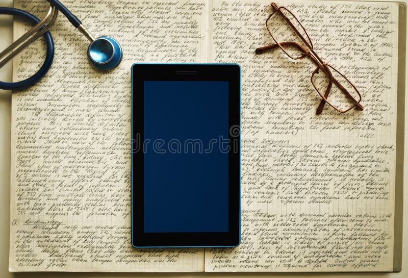 Hand-written medical text stock photo. Image of study - 193378044