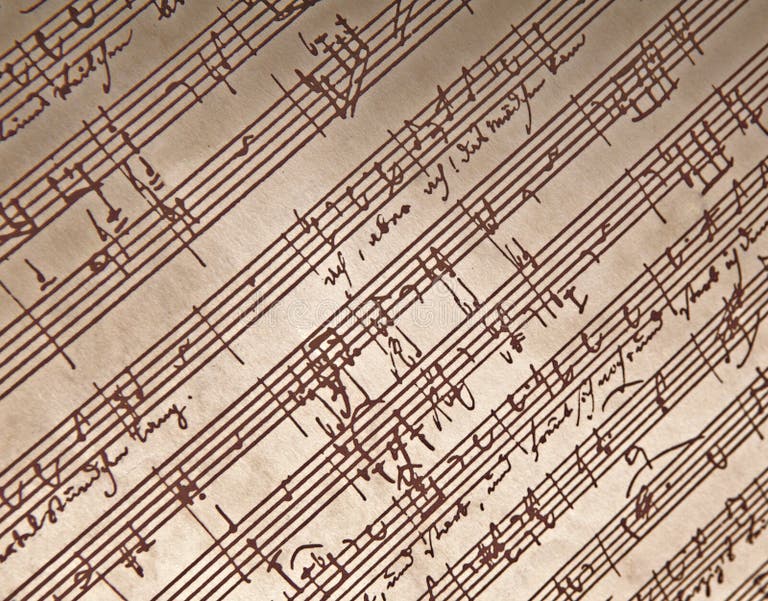 Hand Written Music stock photo. Image of compose, sheet - 4583078