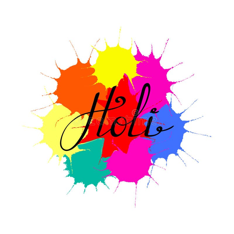 Letters Holi Stock Illustrations – 81 Letters Holi Stock Illustrations ...