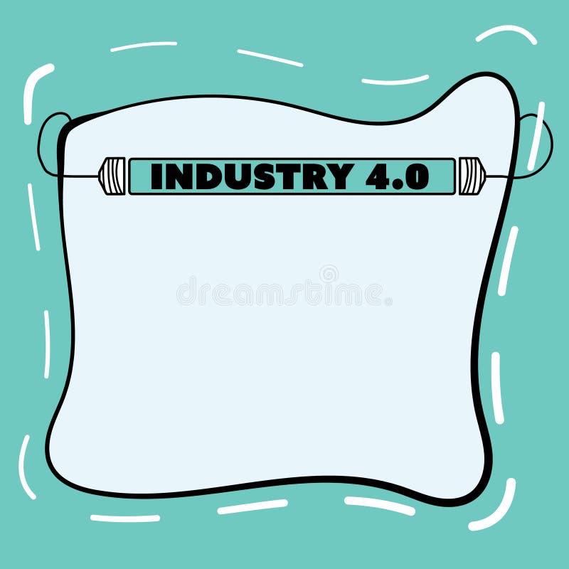 Hand written text frame stock illustration. Illustration of border ...