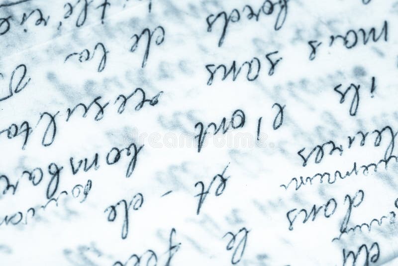 Hand written texture stock photo. Image of ephemera, paper - 8820118