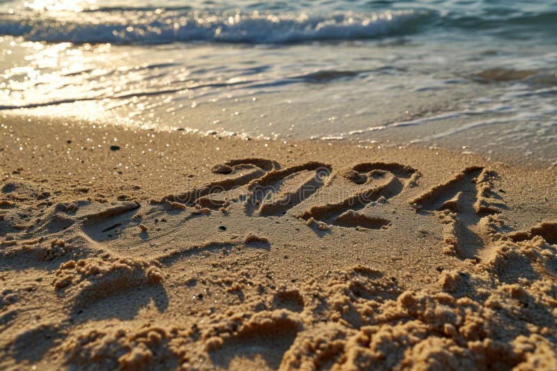 Happy New Year Beach 2024 Stock Illustrations – 133 Happy New Year ...