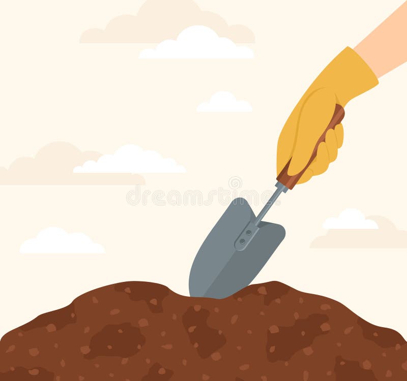 Digging Hole Ground Stock Illustrations – 422 Digging Hole Ground Stock ...