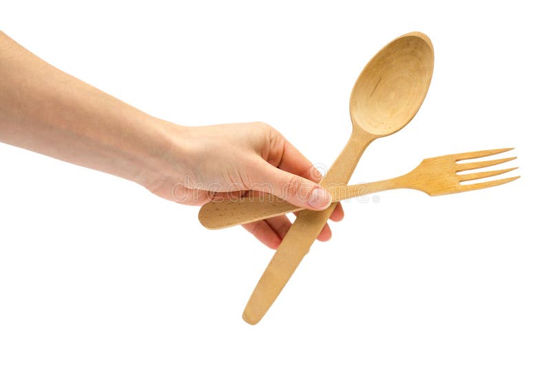 168 Hand Young Girl Holding Spoon Fork Stock Photos - Free & Royalty ...