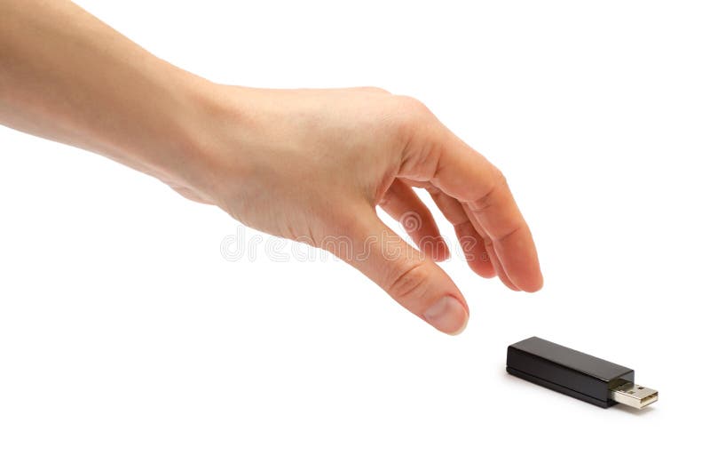 137 Woman Hand Holding Usb Flash Drive Stick Stock Photos - Free ...