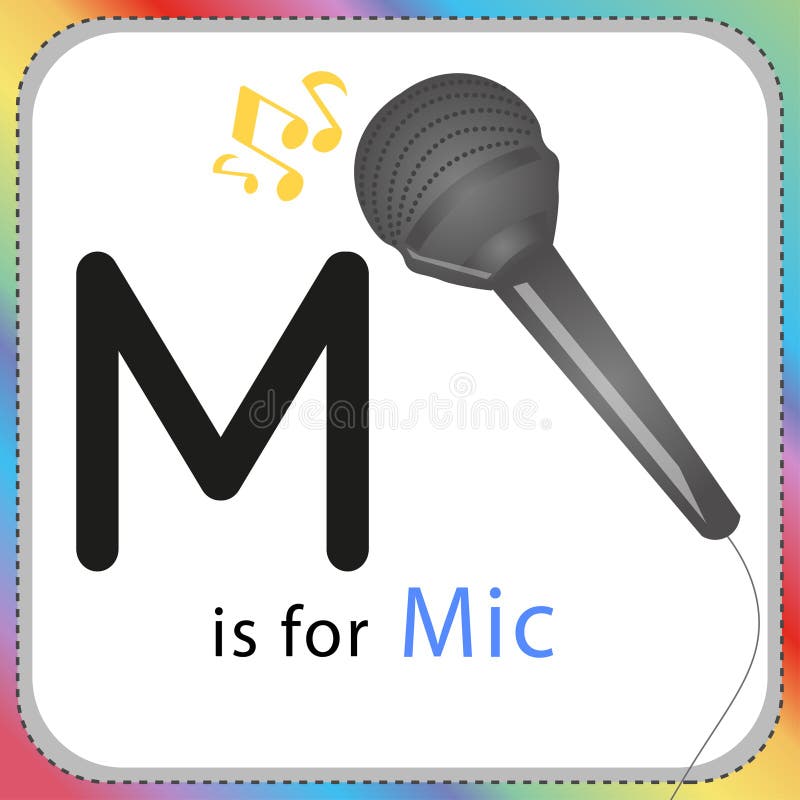 Mic Flashcard Stock Illustrations – 15 Mic Flashcard Stock ...