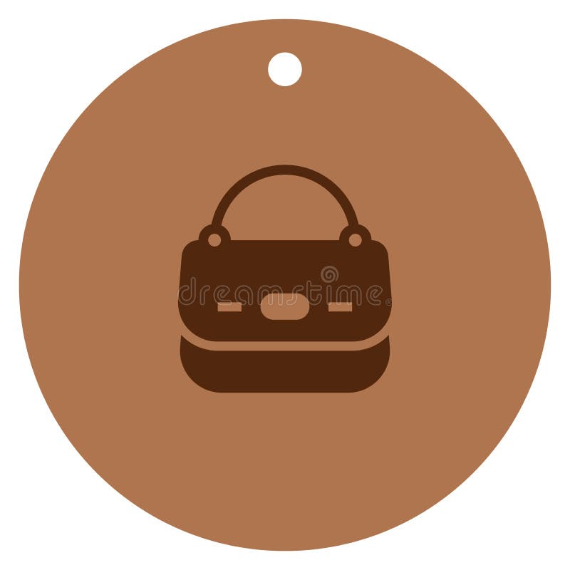 Handbag Icon Female Bag Vector Icon Shopping Bag Vector Icon Stock