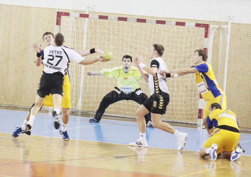 Handball editorial photo. Image of yellow, professional - 16246981
