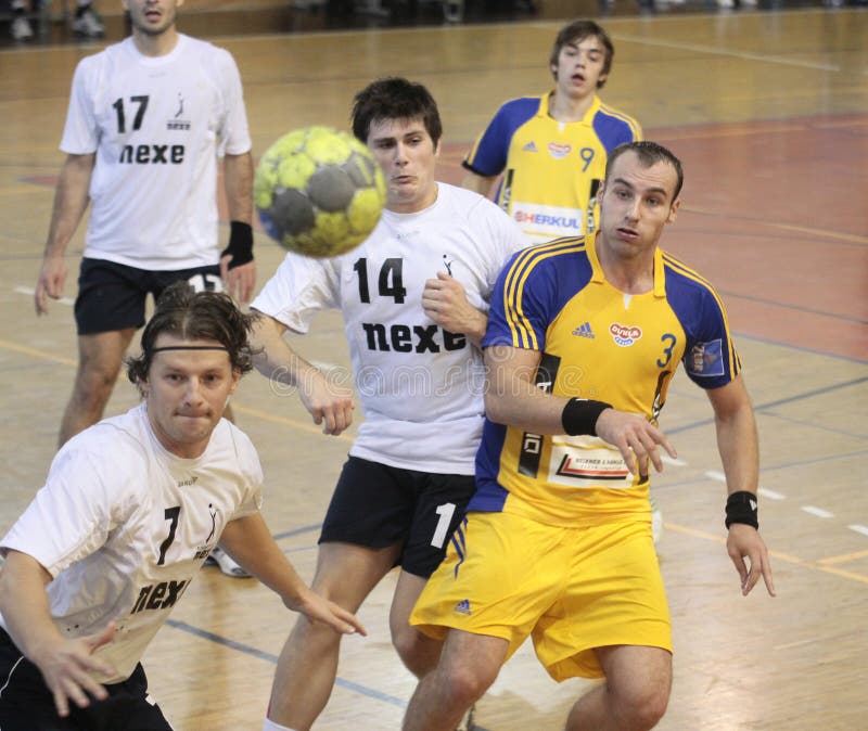 Handball editorial stock image. Image of people, professional - 17182999