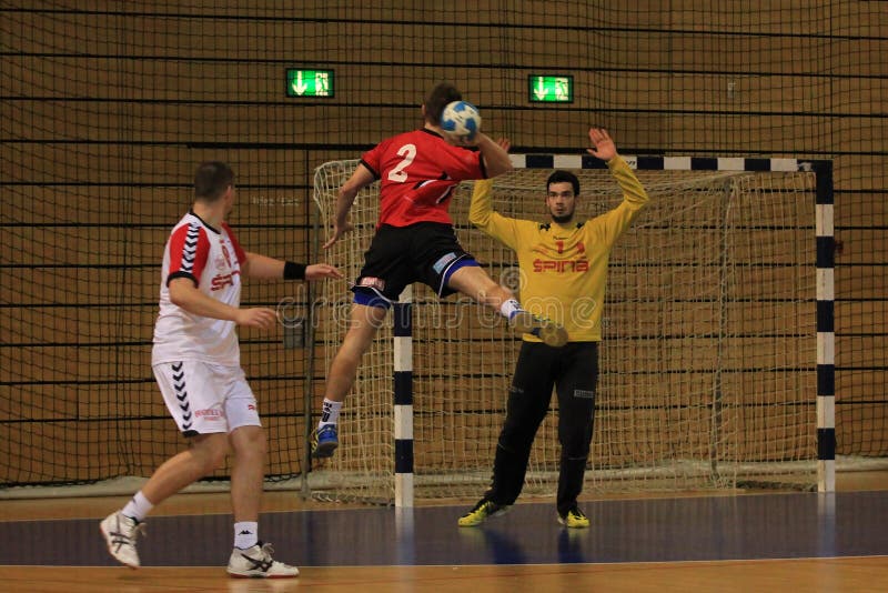 Handball jump shot editorial photo. Image of volleyball - 50823731