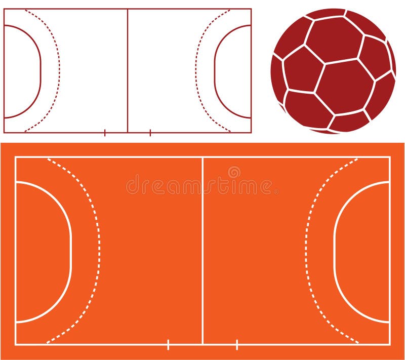Andebol ilustração do vetor. Ilustração de equipe, bizarra - 48395996