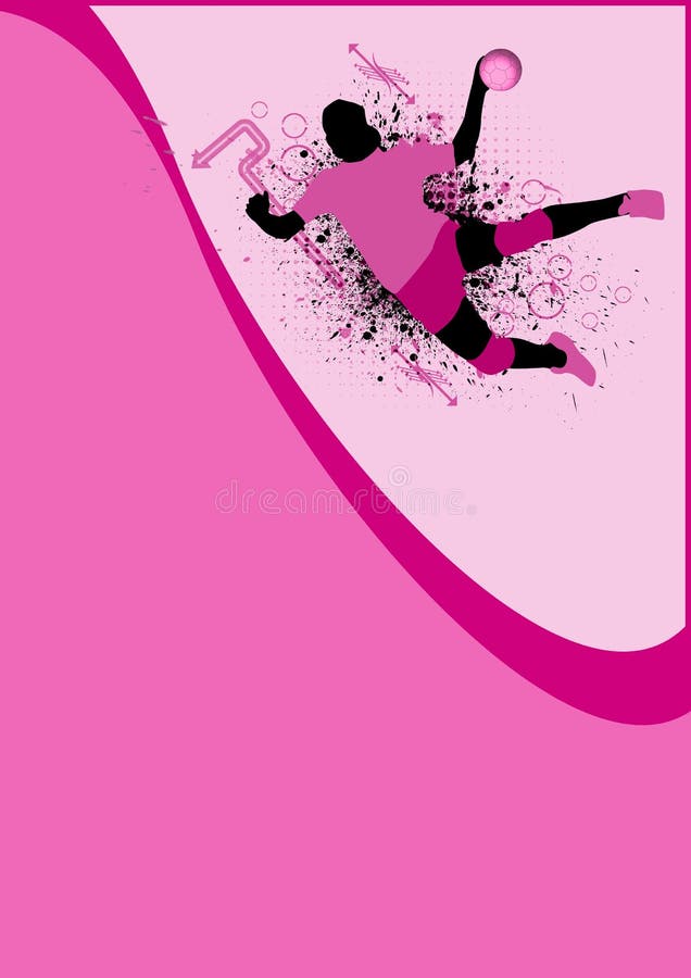 Handball background stock illustration. Illustration of competition ...