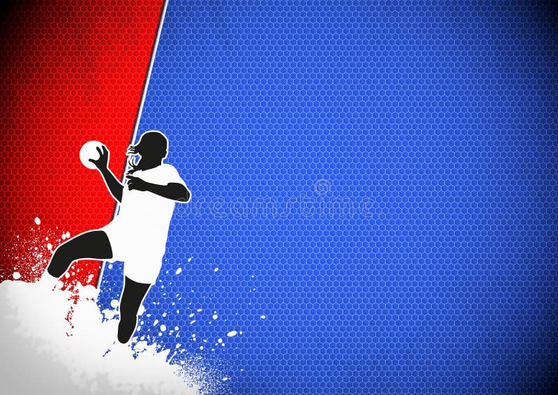 Handball background stock illustration. Illustration of jump - 29063573