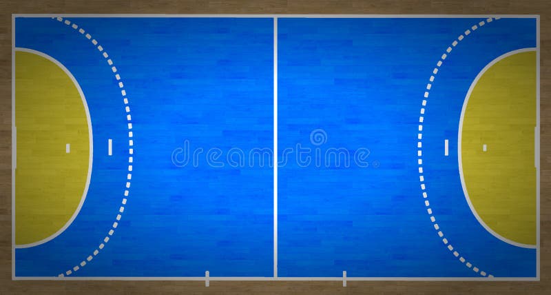 Handball Court stock illustration. Illustration of perspective - 36731412