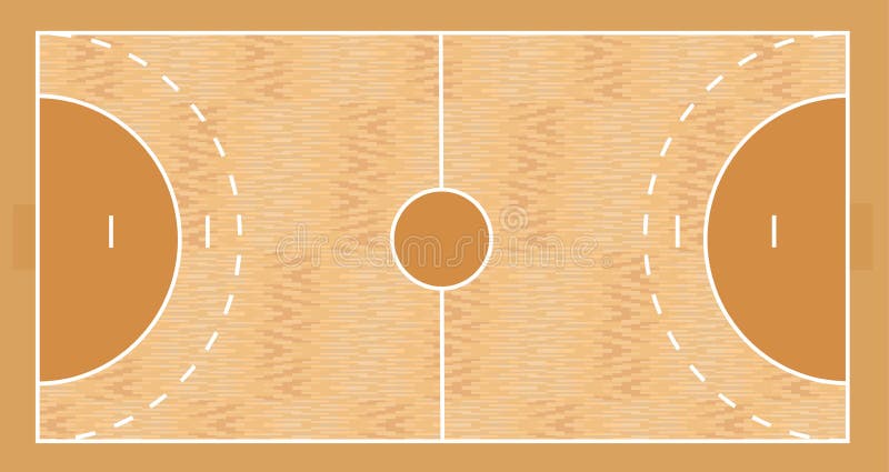 Handball field. top view stock vector. Illustration of design - 123068320