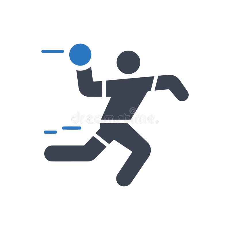 Handball Icon stock vector. Illustration of handball - 374474410