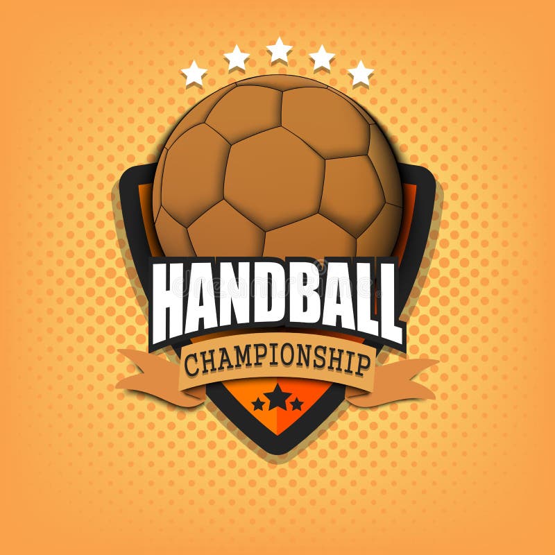 Handball Logo Template Design Stock Vector - Illustration of graphic ...