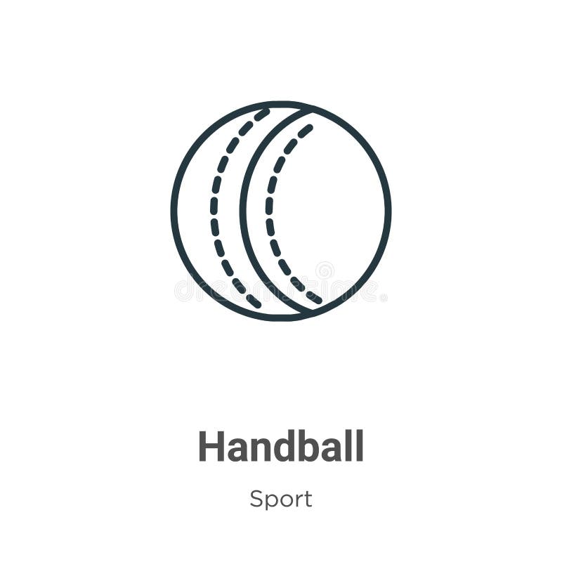 Handball Icon in Filled, Thin Line, Outline and Stroke Style. Vector ...