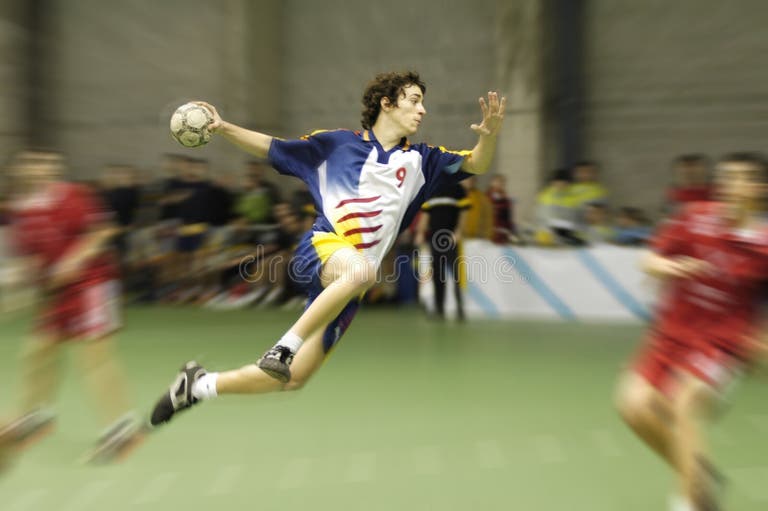Handball player stock image. Image of player, young, ball - 2122069