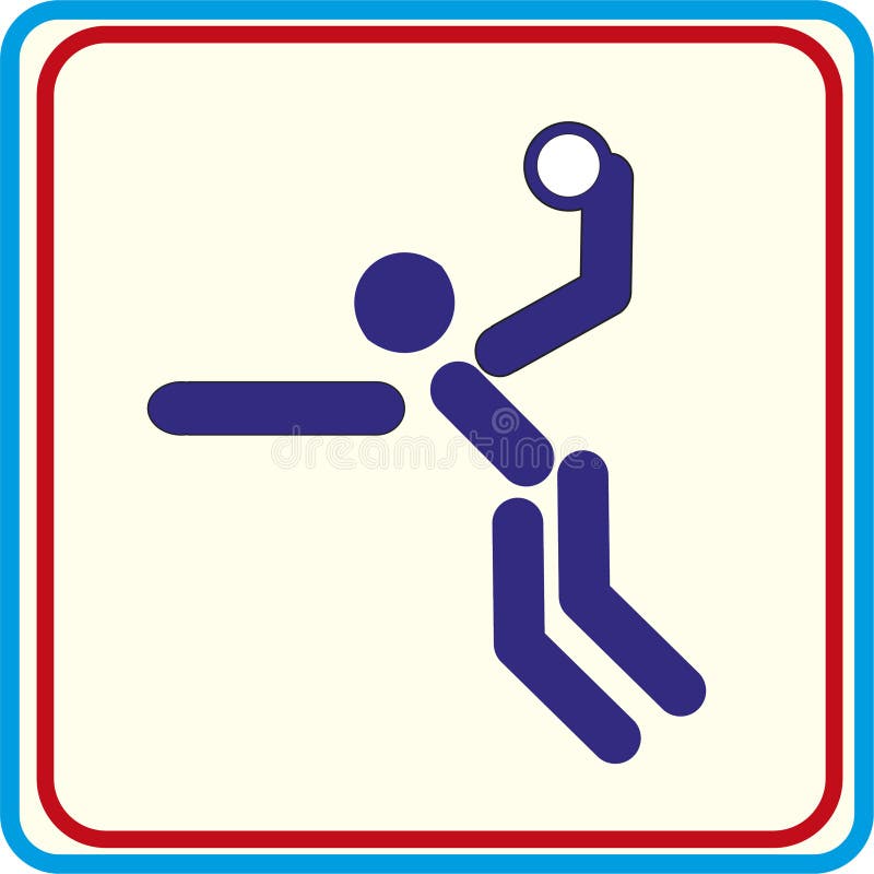 Handball Playing Symbol for Download. Vector Icons Print Projects ...