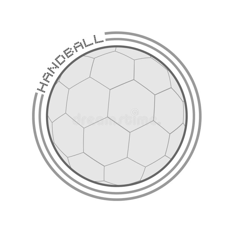 Handball symbol design stock vector. Illustration of design - 113573606