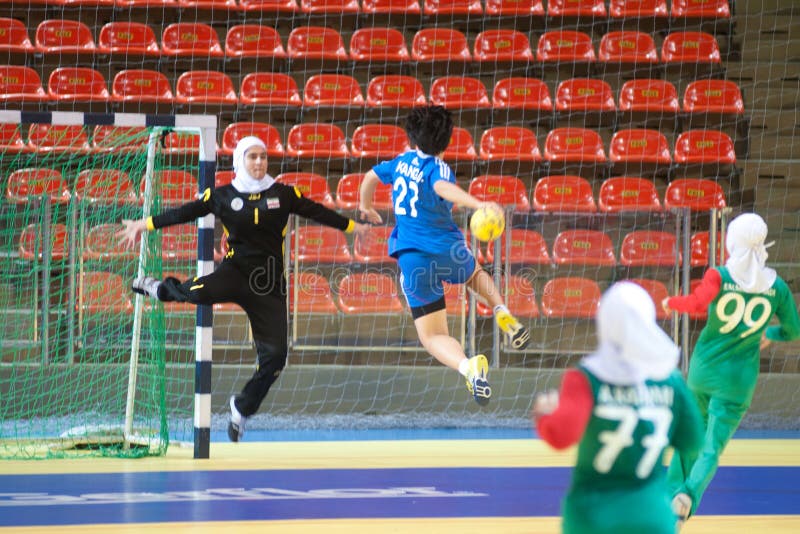 Handballsport. redaktionelles foto. Bild von praxis, zuhause - 35154286