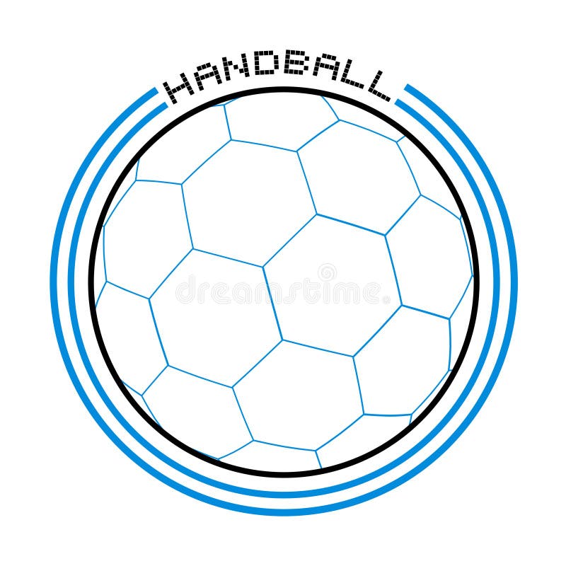 Handballsymboldesign vektor abbildung. Illustration von auslegung ...