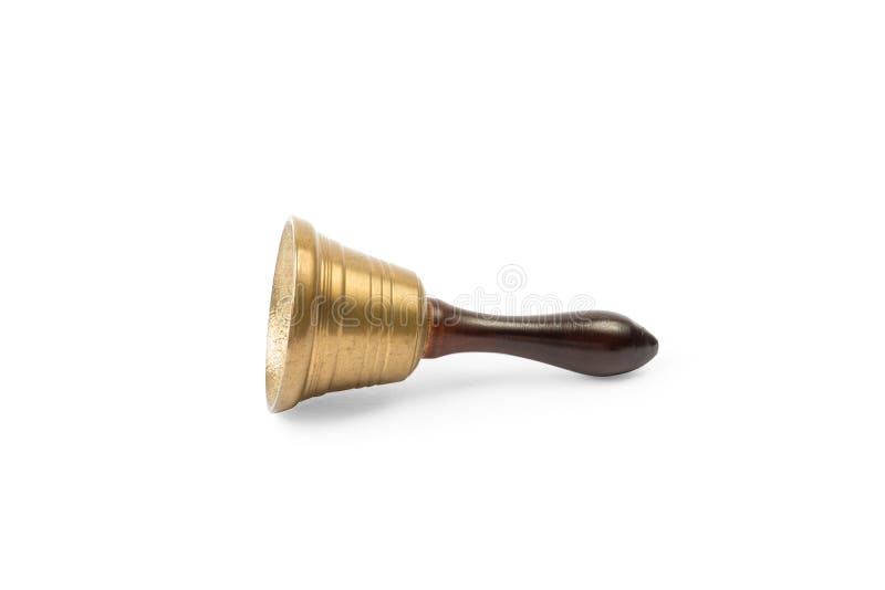 Handbell Isolado No Fundo Branco Foto de Stock - Imagem de brilhante ...