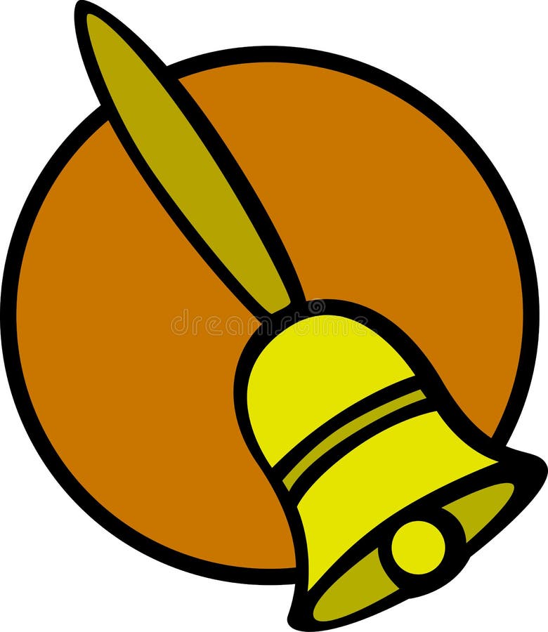Handbell Vector Illustration Stock Vector - Illustration of musical ...