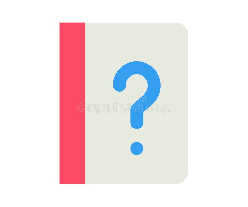 Handbook Help Guidebook Single Isolated Icon with Flat Style Stock ...