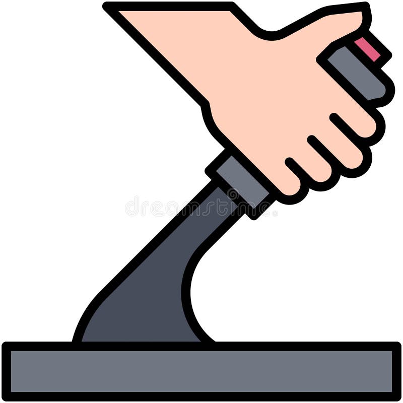 Handbrake Icon, Car Accident and Safety Related Vector Illustration ...