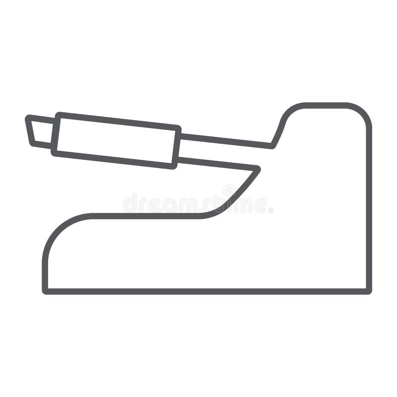 Car Handbrake Linear Icon. Modern Outline Car Handbrake Logo Con Stock ...